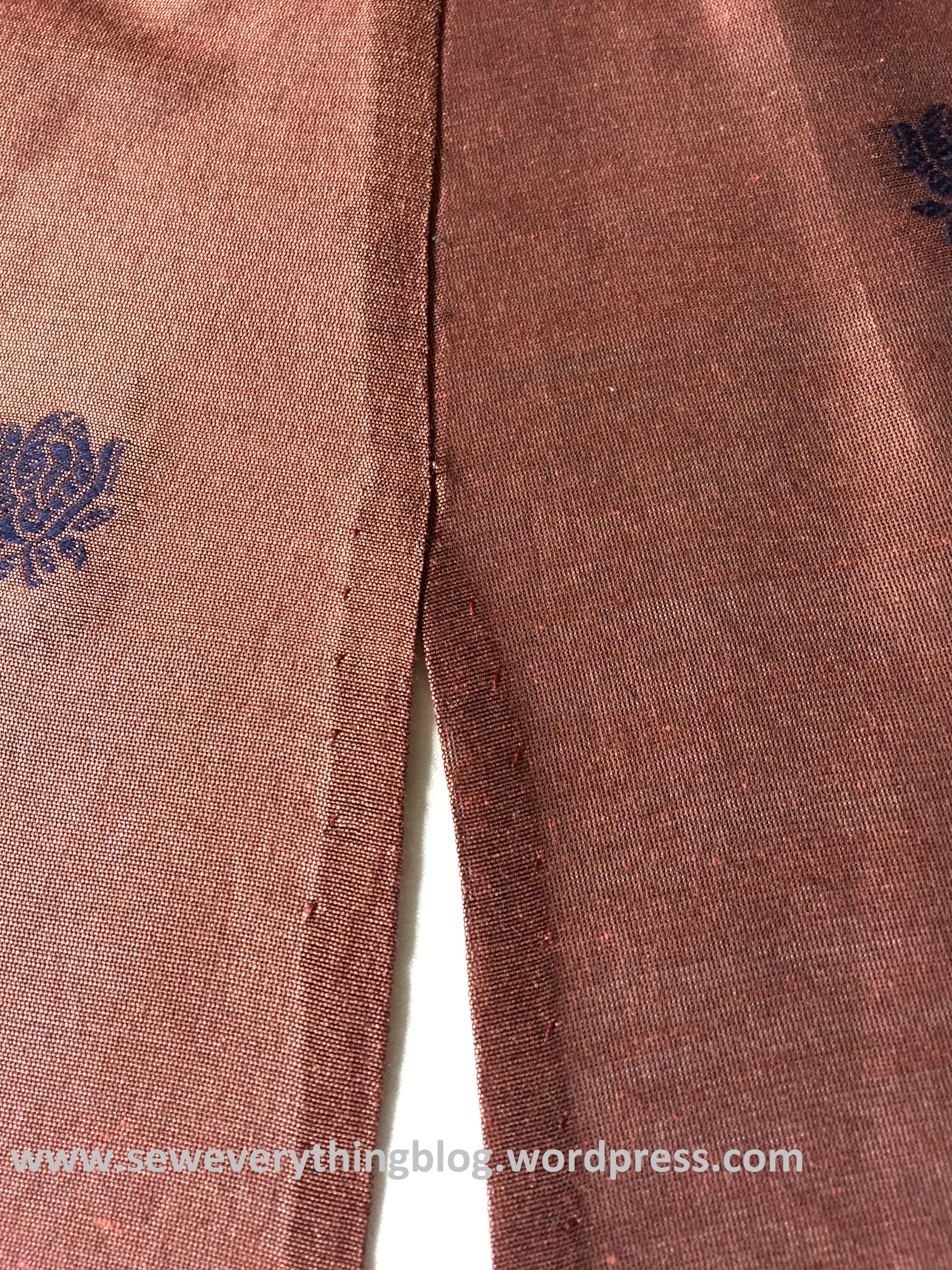Combining a French Seam and a Side Slit. Impossible. – Sew Everything Blog