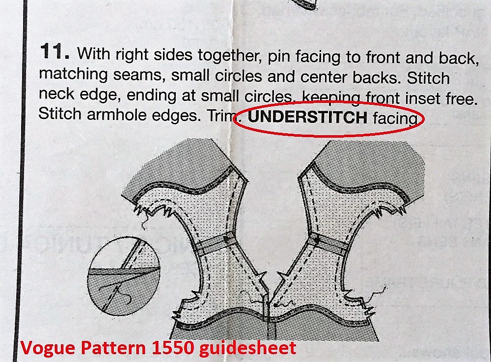 Understanding Under-stitching – Sew Everything Blog