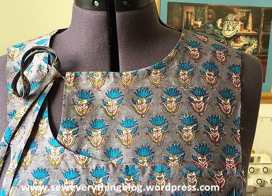 Tied, Asymmetrical Neckline – Sew Everything Blog
