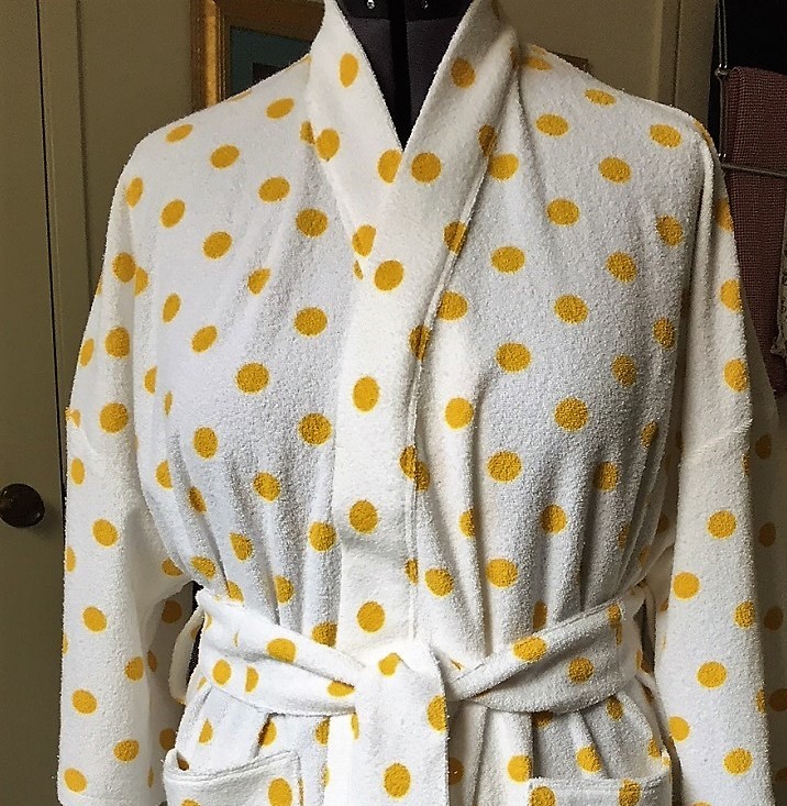 Yellow Polka Dot Robe. Pattern by the #GreatBritishSewingBee – Sew ...