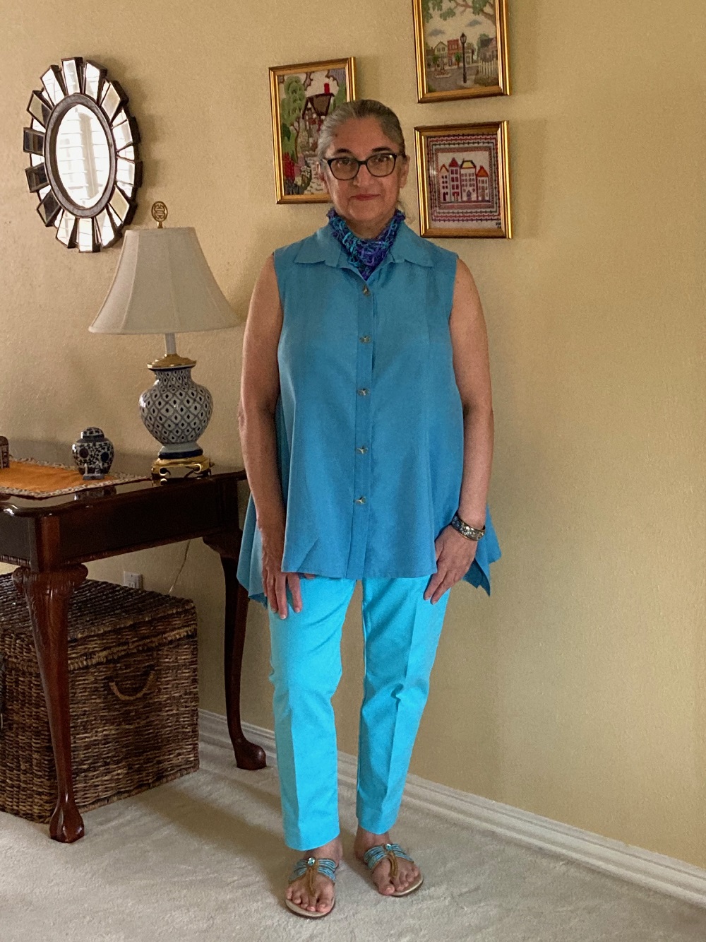 The Monochromatic Angle: Cerulean – Sew Everything Blog