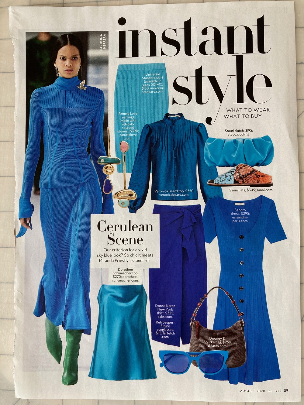 The Monochromatic Angle: Cerulean – Sew Everything Blog