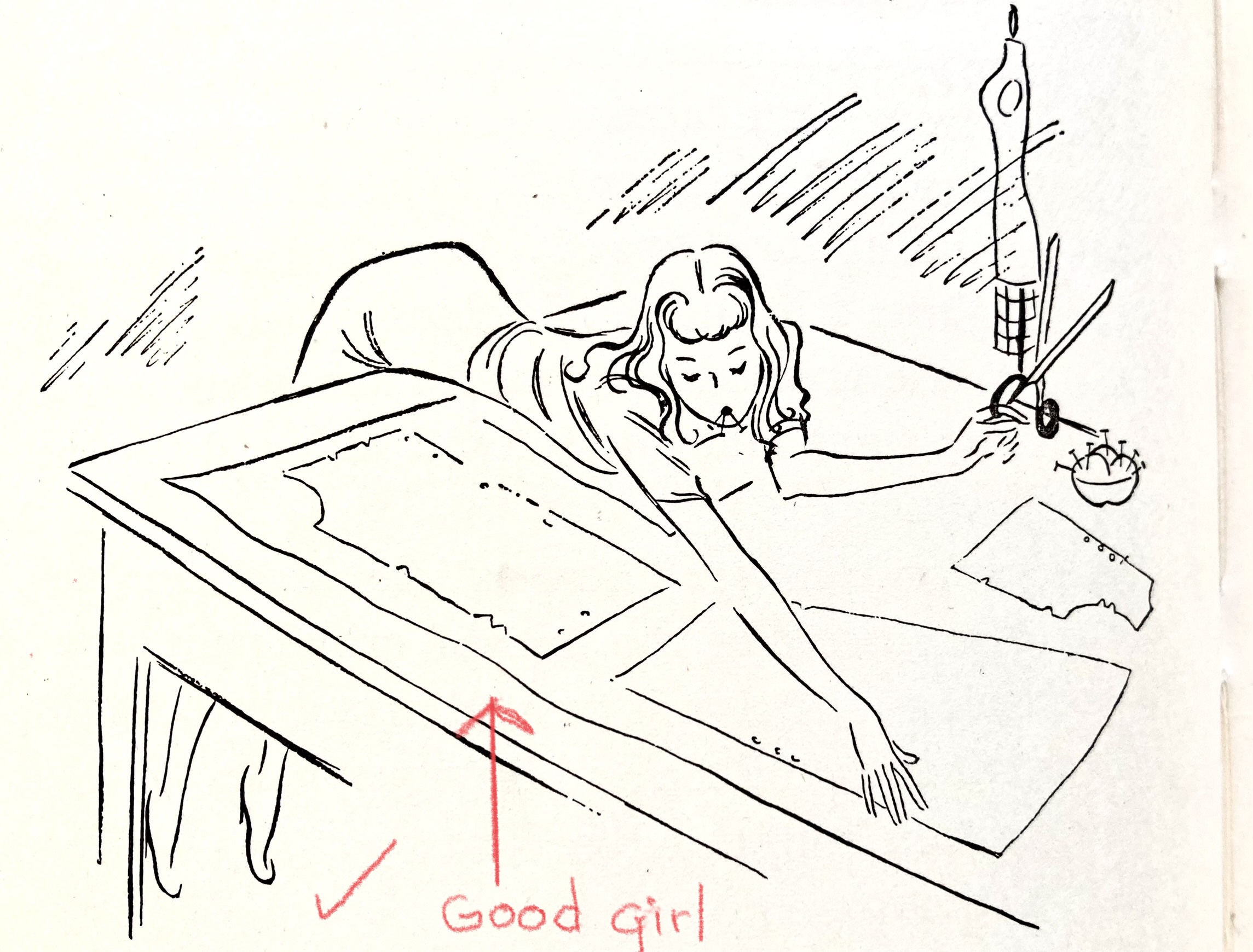 Best (Sewing) Pratices #3: Fabric Hanging From Your Cutting Table? Tsk ...