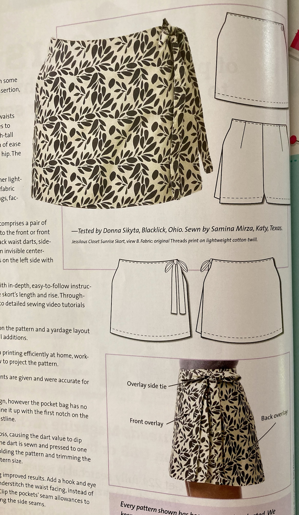 Things I Sewed for Threads Magazine’s Pattern Review Feature. – Sew ...