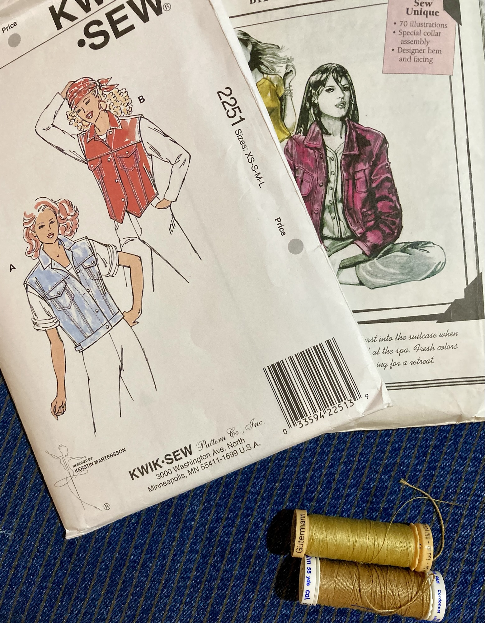 Start of Wardrobe Planning — the Iconic Blue Jean Jacket. Part 1 – Sew Everything Blog